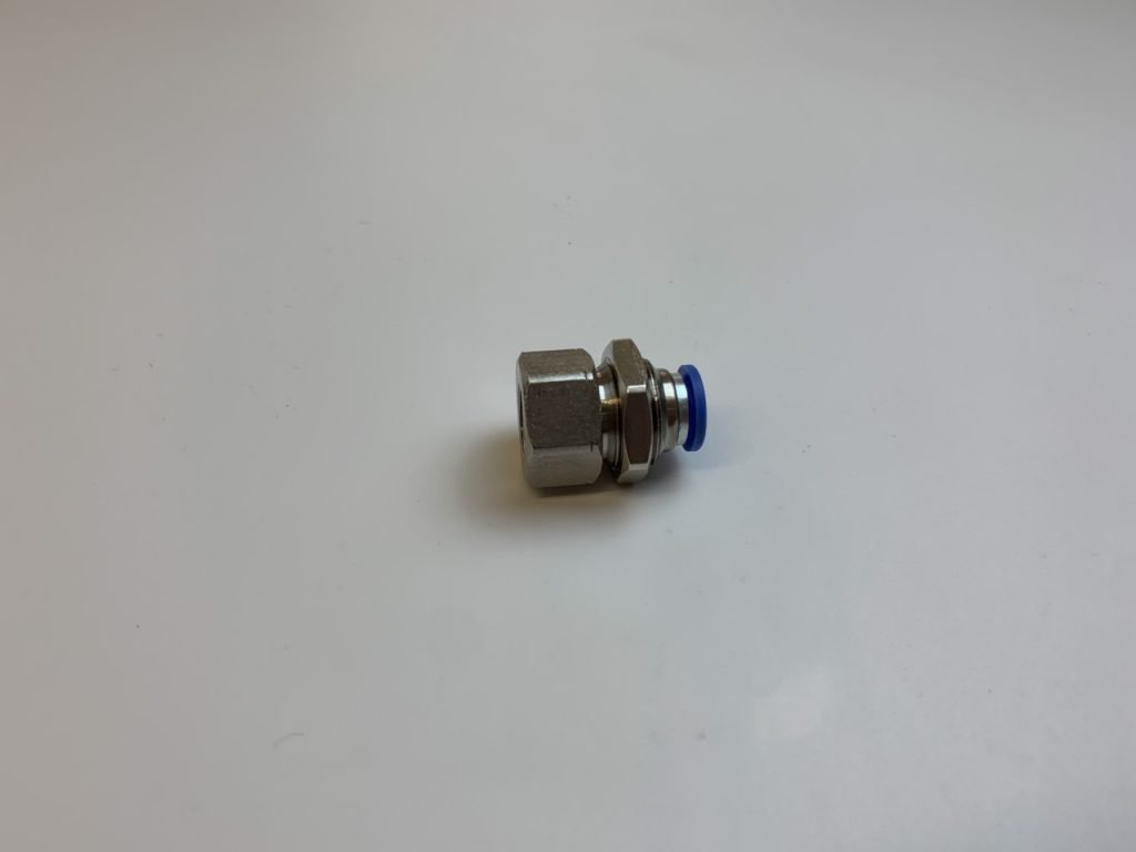 1/4" BSP X 10mm Pipe Bulkhead Push Fitting - ABCo Engineering Hydraulics